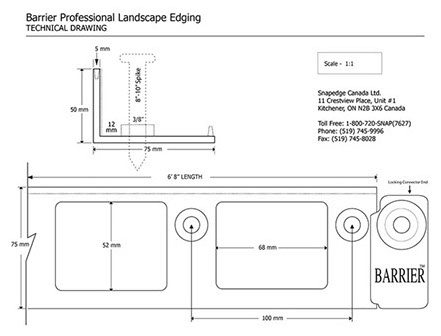 Snapedge Paving Stone Edging | Barrier Eding | Hardscape Products ...