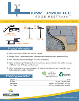 Snapedge Paving Stone Edging | Barrier Eding | Hardscape Products | Low ...