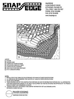 Snapedge Paving Stone Edging | Barrier Eding | Hardscape Products ...