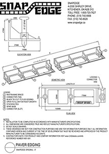 Snapedge Paving Stone Edging | Barrier Eding | Hardscape Products ...