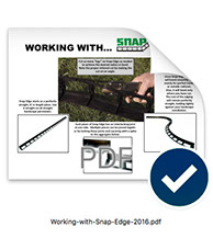 Snapedge Paving Stone Edging | Barrier Eding | Hardscape Products ...